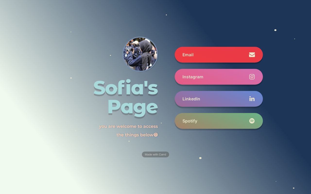 Sofia's Page